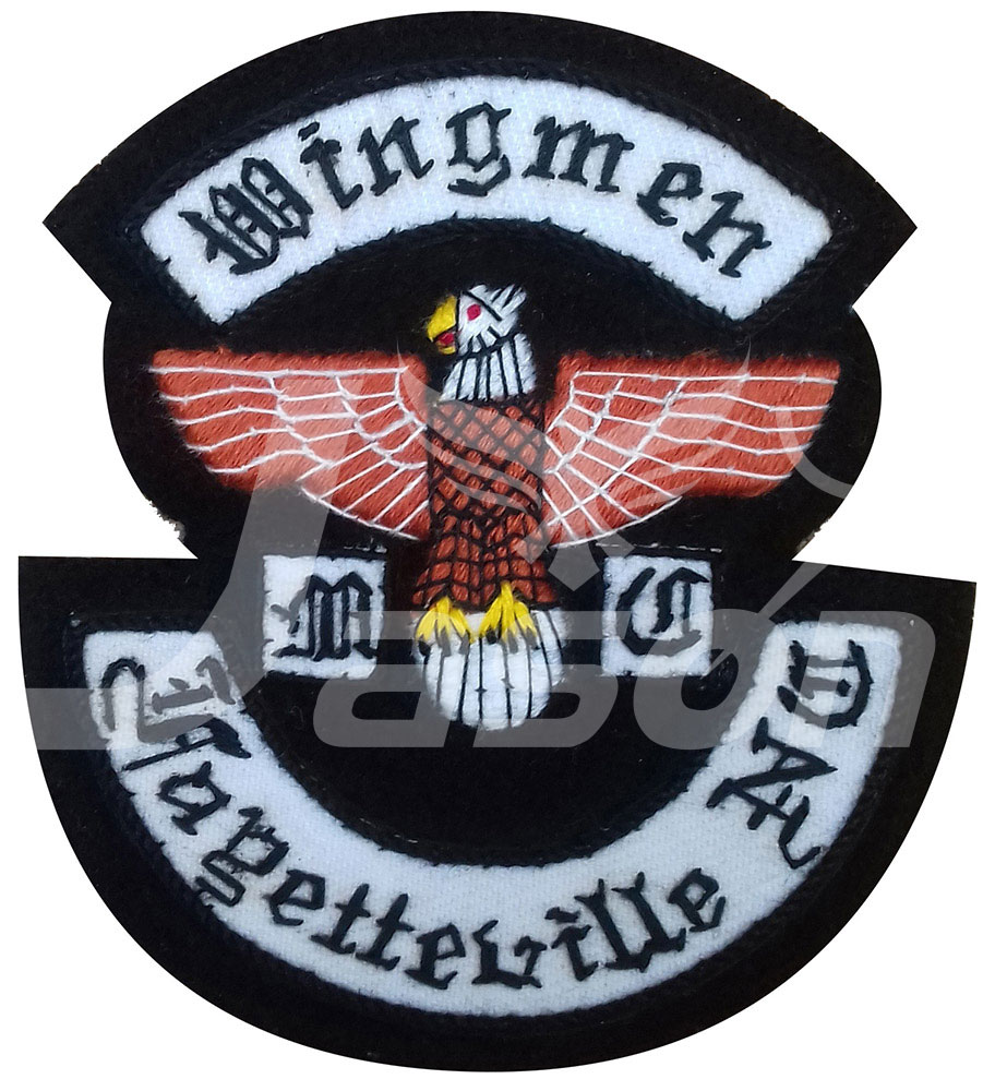 Wingman MC Motorcycle Club Badge